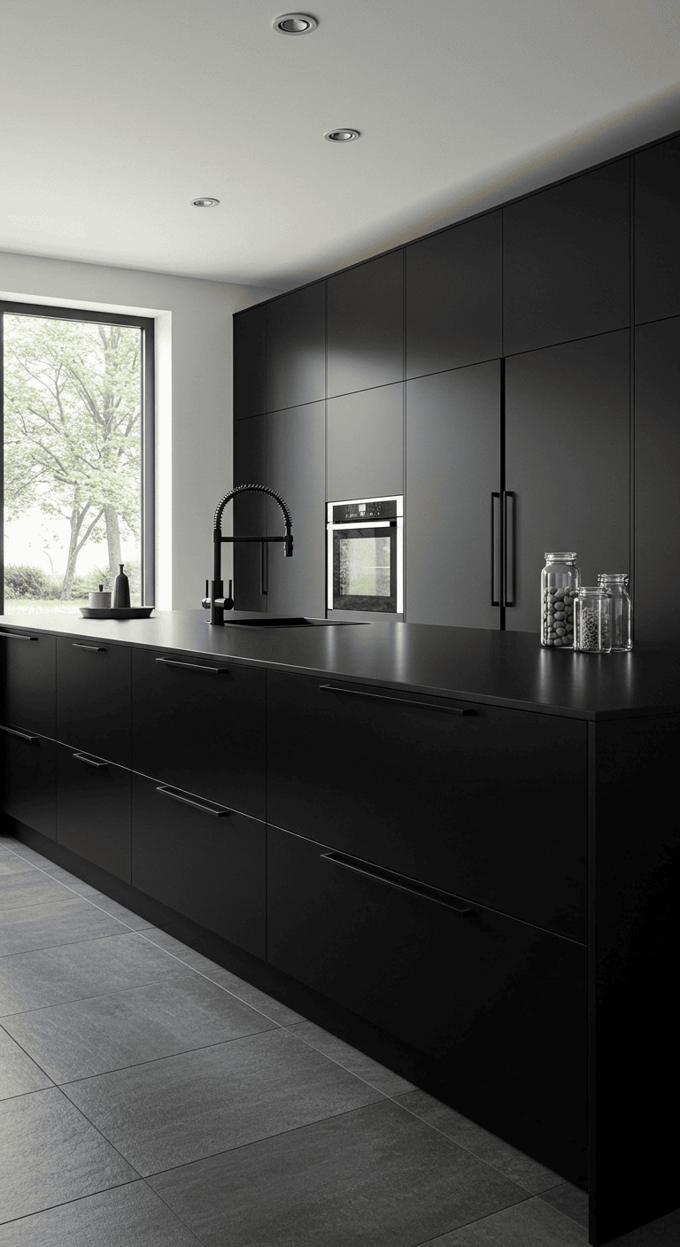 21 Dark Kitchen Cabinet Ideas That Prove Bold is Beautiful