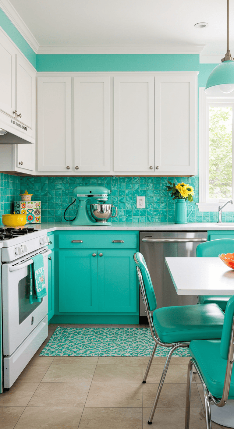 21 Retro Kitchen Ideas to Spice Up Your Home