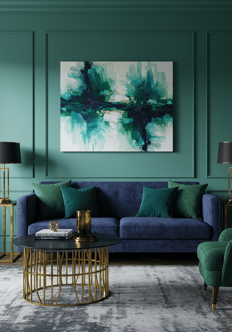 21 Gorgeous Green Living Room Ideas